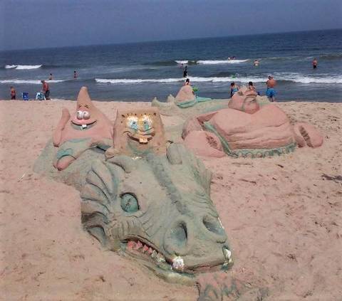 SpongeBob, Skeeball Top Competition in Belmar’s Annual Sandcastle ...