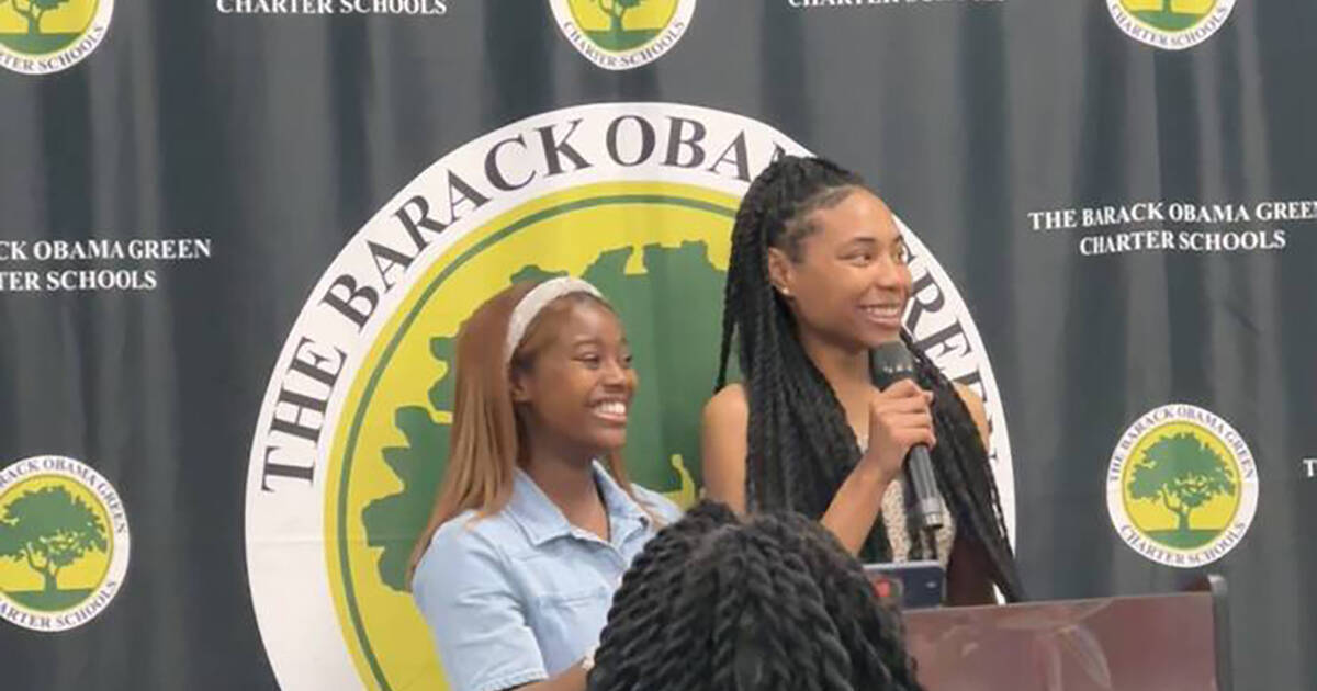 Barack Obama Green Charter School Students Lead Voter Registration ...