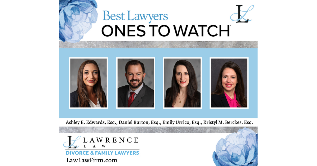 4 Lawrence Law Lawyers Named to 2025 Best Lawyers: Ones to Watch® in ...