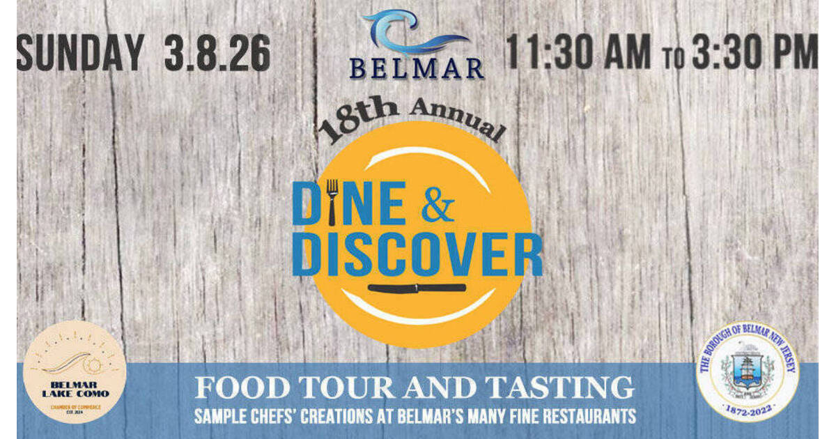 Belmar Dine & Discover Returns March 8 With Food, Flavor, and a Full ...