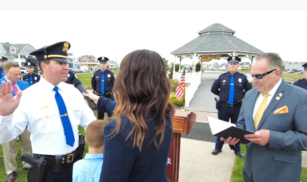 Belmar Police: Six Officers Move Up in Rank, Capt. Thomas Cox Retires ...