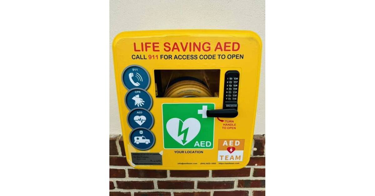 City of Linden AED Dedication Unveiling at Pop Warner Field on July ...