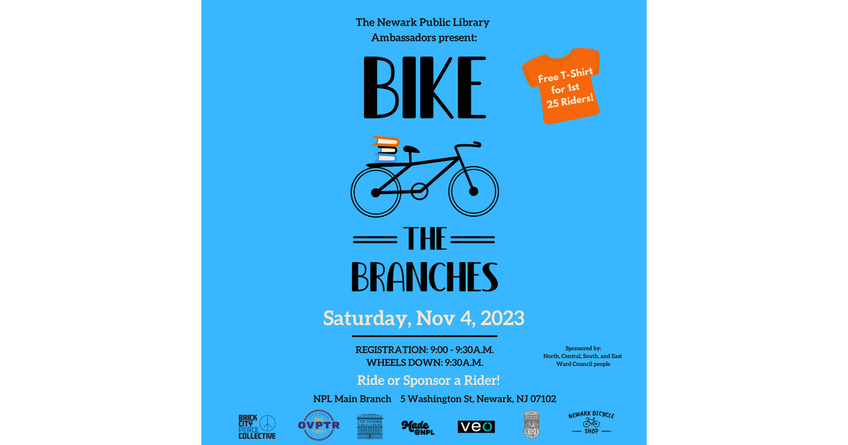 'Bike The Branches' Event Lets Riders Explore Newark Public Library ...