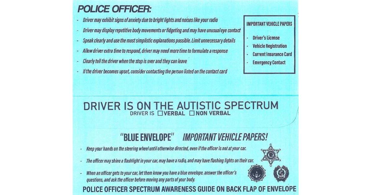 City of Summit Police Department Implements 'Blue Envelope Program ...