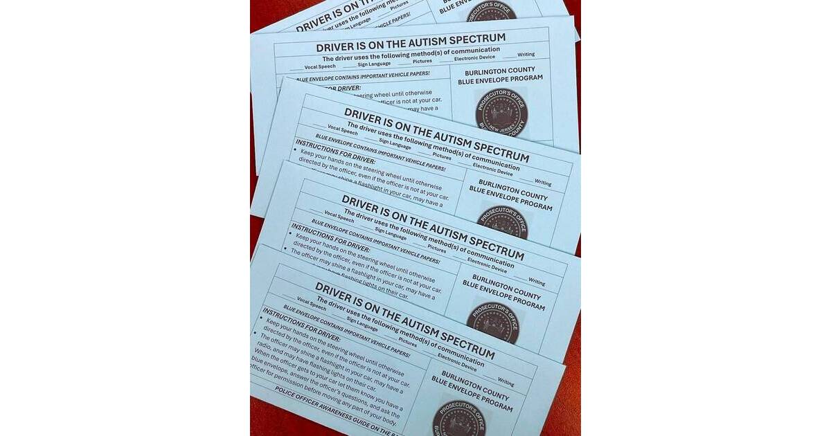 Burlington County's "Blue Envelope" Program Aims to Improve ...