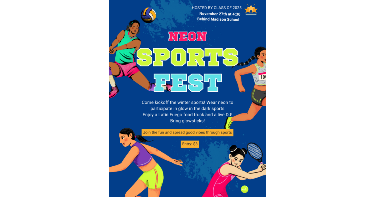 Rahway HS Class of 2025 Hosting Glow-in-the-Dark Sports Night ...