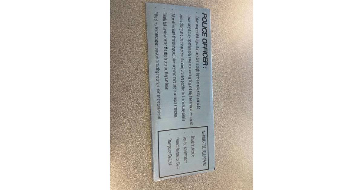 Morris Township Police Kick Off 'Blue Envelope Program' | Morristown ...