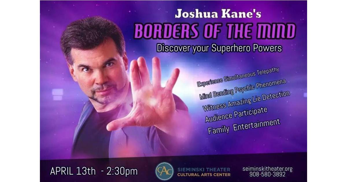 Mentalist Joshua Kane's Borders of the Mind | Basking Ridge, NJ News ...