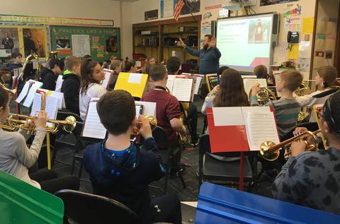 Roxbury Middle School Band Directors Visit Lincoln-Roosevelt Players ...