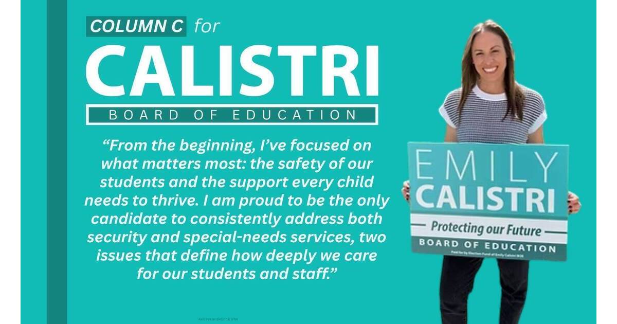 Bridgewater-Raritan School Board Election 2025: Emily Calistri ...