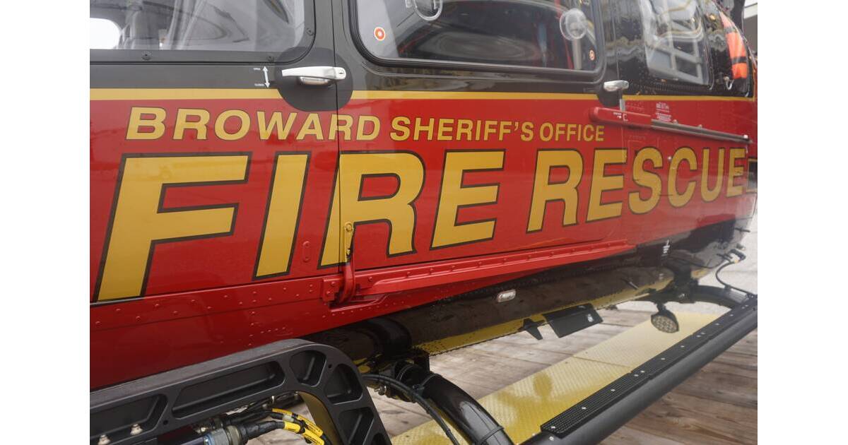 (PHOTOS) BSO Unveils New High-Tech Fire Rescue Helicopters at Pompano ...