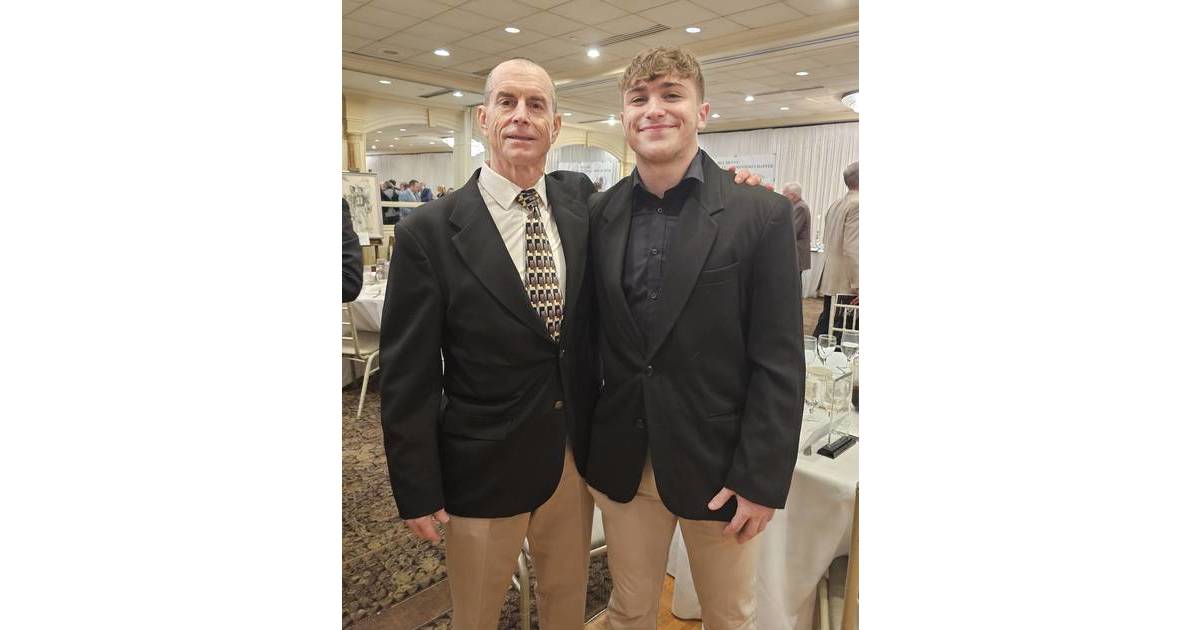 South Brunswick Football Player Braden Paulmenn Receives Bill Denny ...