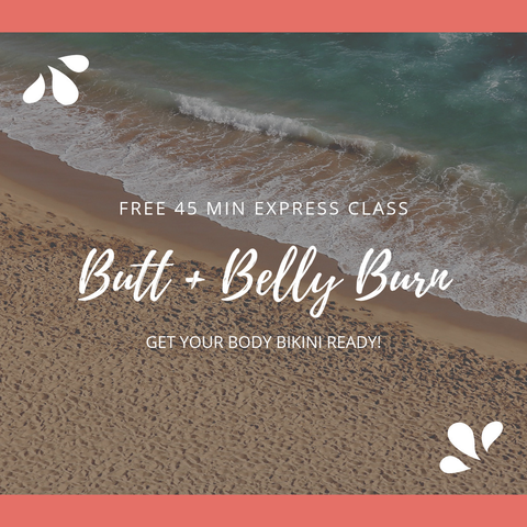 Free Class Alert - Butt + Belly Burn @ CardioYoga | TAPinto