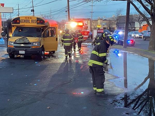 Bus Accident on Route 17 in Paramus Leads to Interior Fire and Diesel ...