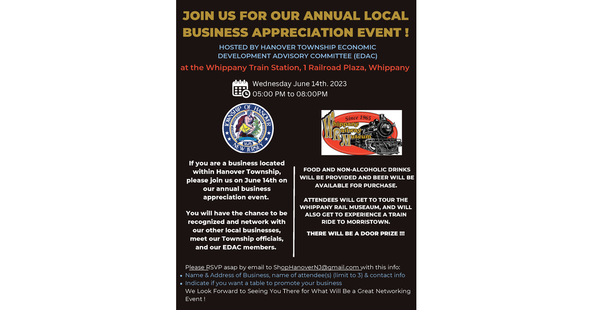 One Week to Go: Local Business Appreciation Event on June 14th ...