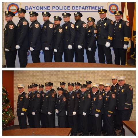 Bayonne Grows Ranks of Police and Fire Departments, Promotes 10 to ...
