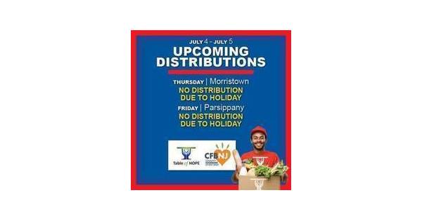 No Free Food Distribution This Week in Parsippany | Parsippany, NJ News ...