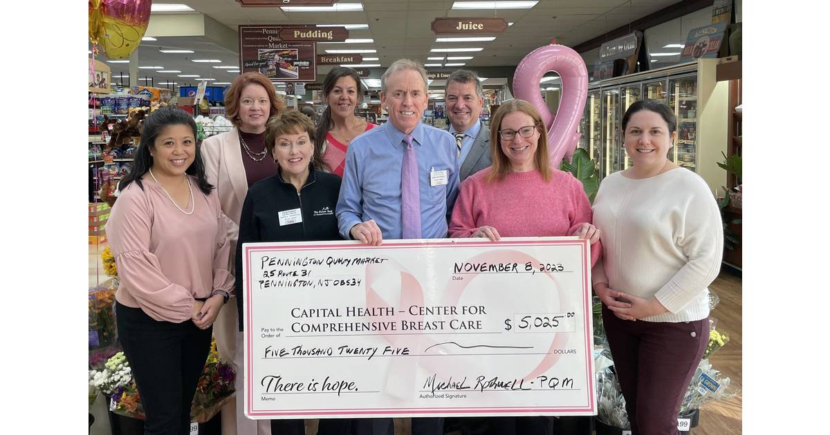 Mercer Market Raises $5K for Capital Health's Center for Comprehensive ...