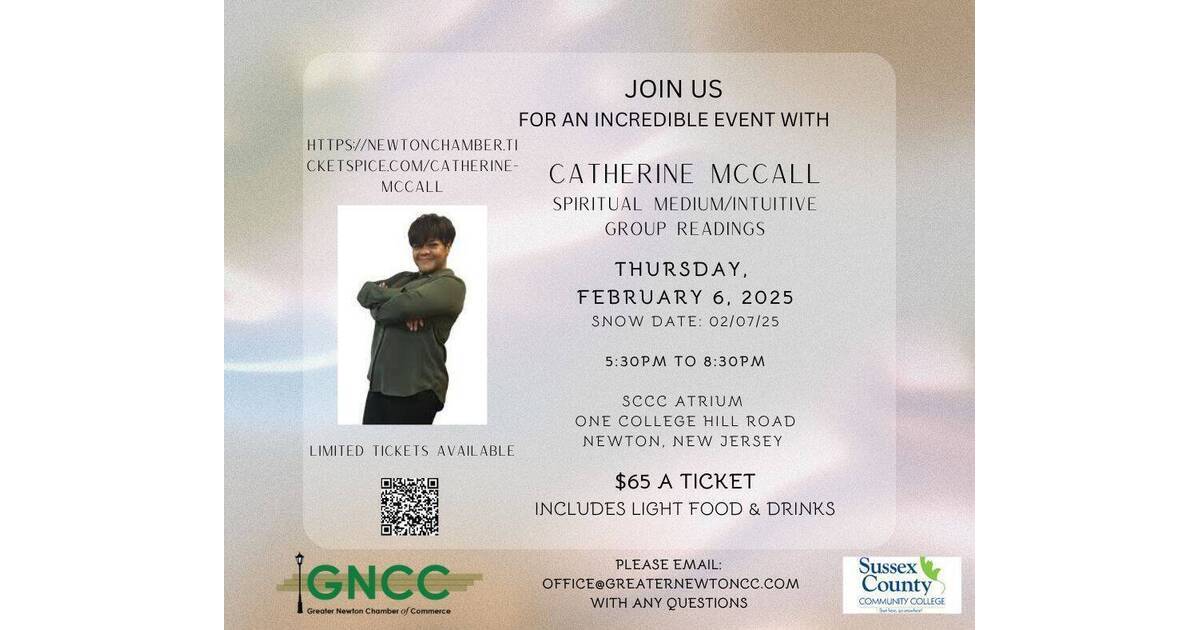 Greater Newton Chamber of Commerce Hosts an Evening with Spiritual ...