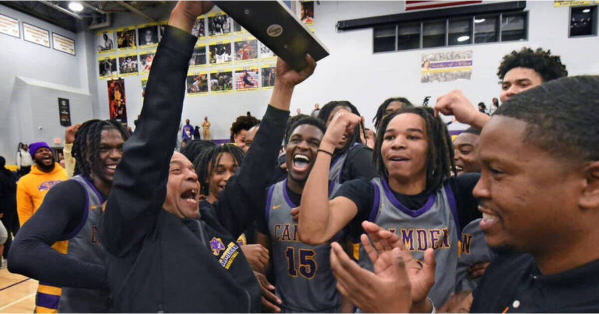 High School Boys Basketball: Camden Powers Past Middle Township to Win ...