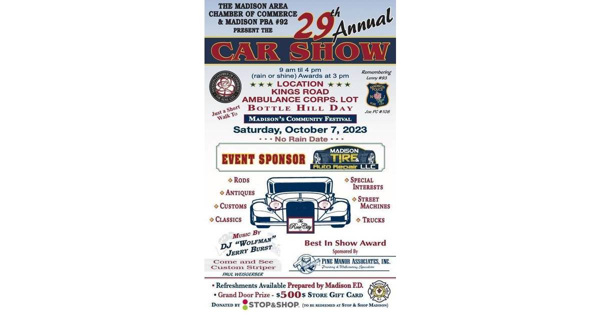 29th Annual Madison Car Show is Coming to Town on October 7 | Madison ...