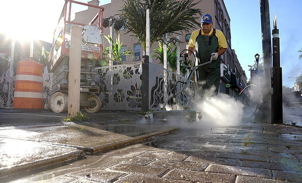 Sidewalks in Elizabeth’s NPP Colombian District Get Deep Cleaning ...