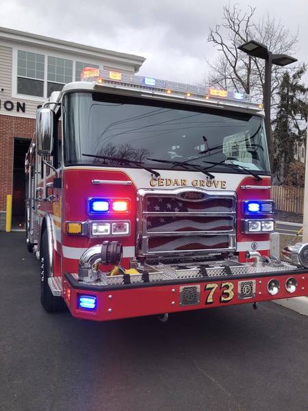 Cedar Grove Fire Department Gets New Pumper Truck for South End Engine ...