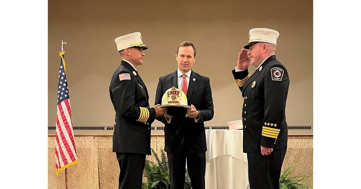 Chris Tozzi Sworn in as Hamilton Fire Division’s New Chief | Hamilton ...
