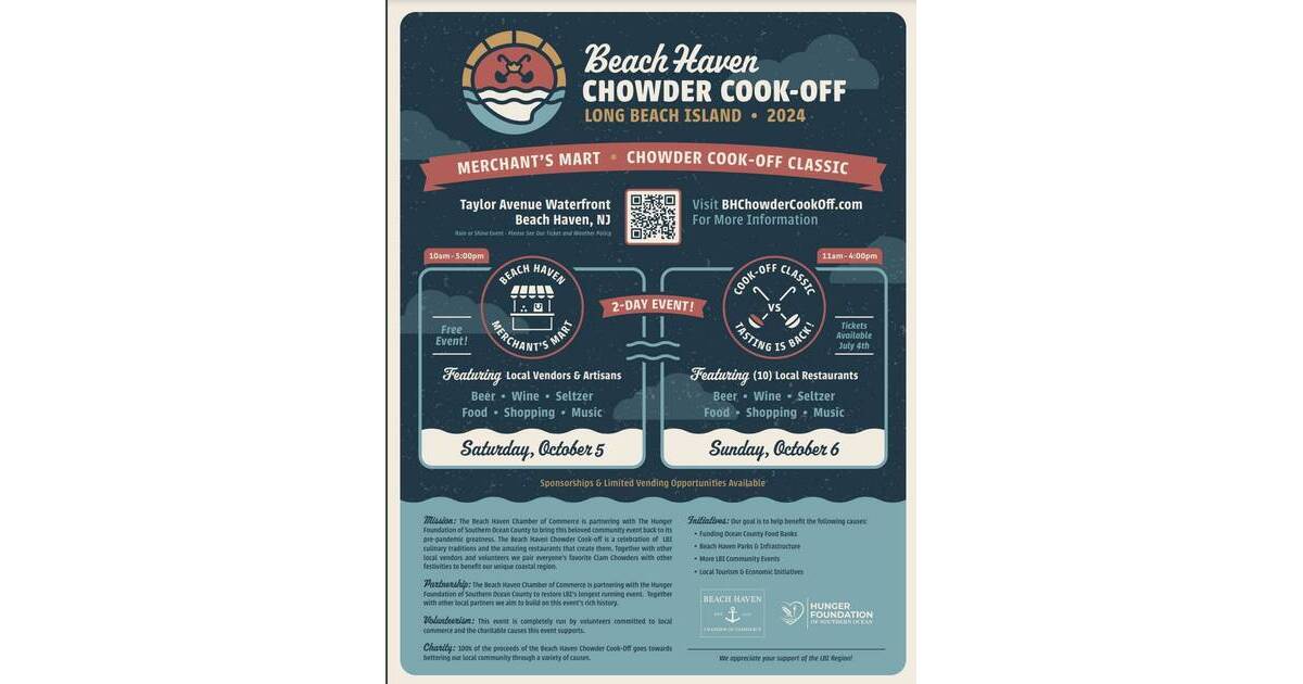 Chowder Cook Off 2024: Taste, Support, and Celebrate LBI This Weekend ...