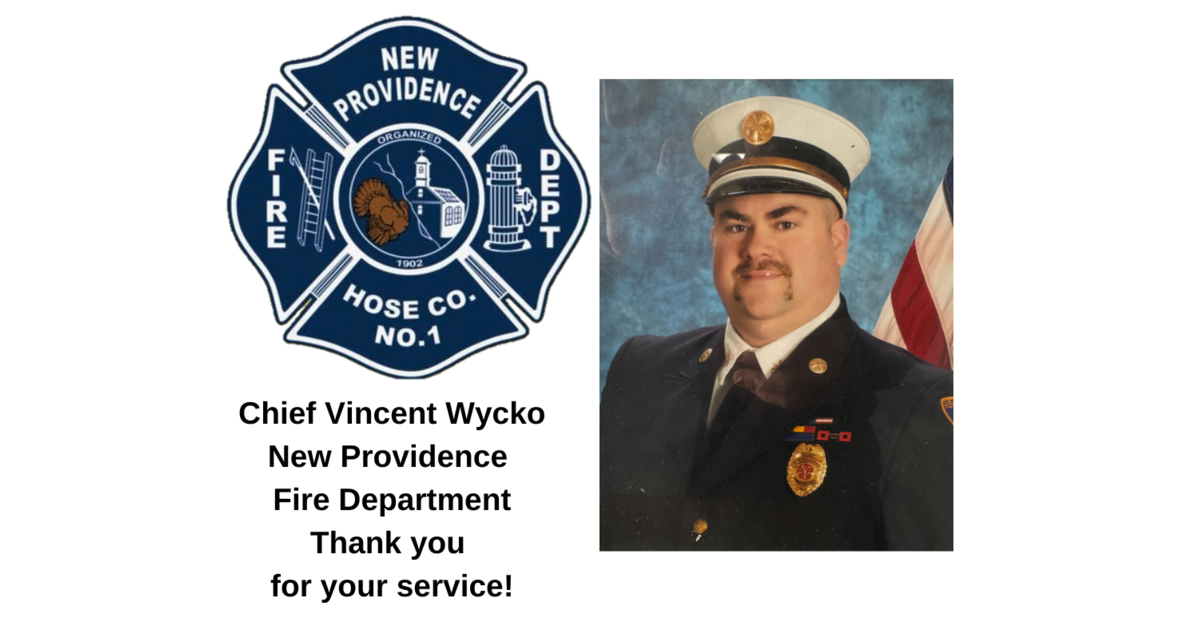 New Providence Fire Chief Vincent Wycko Reflects on Service as ...