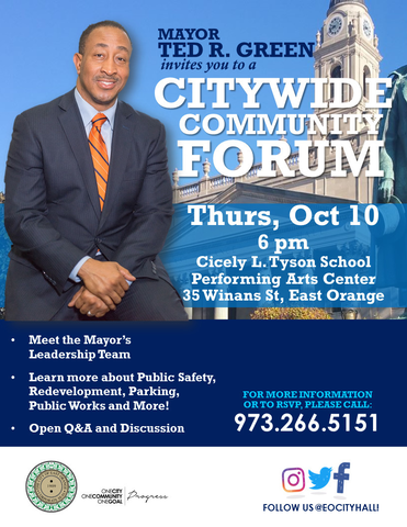 Mayor Ted R. Green To Host Citywide Community Forum at Cicely L. Tyson ...