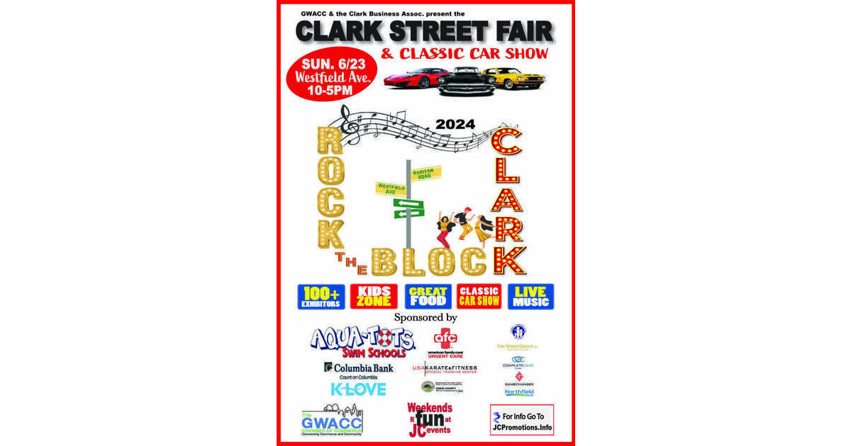 Clark Street Fair & Classic Car Show Coming June 23! | Clark, NJ News ...