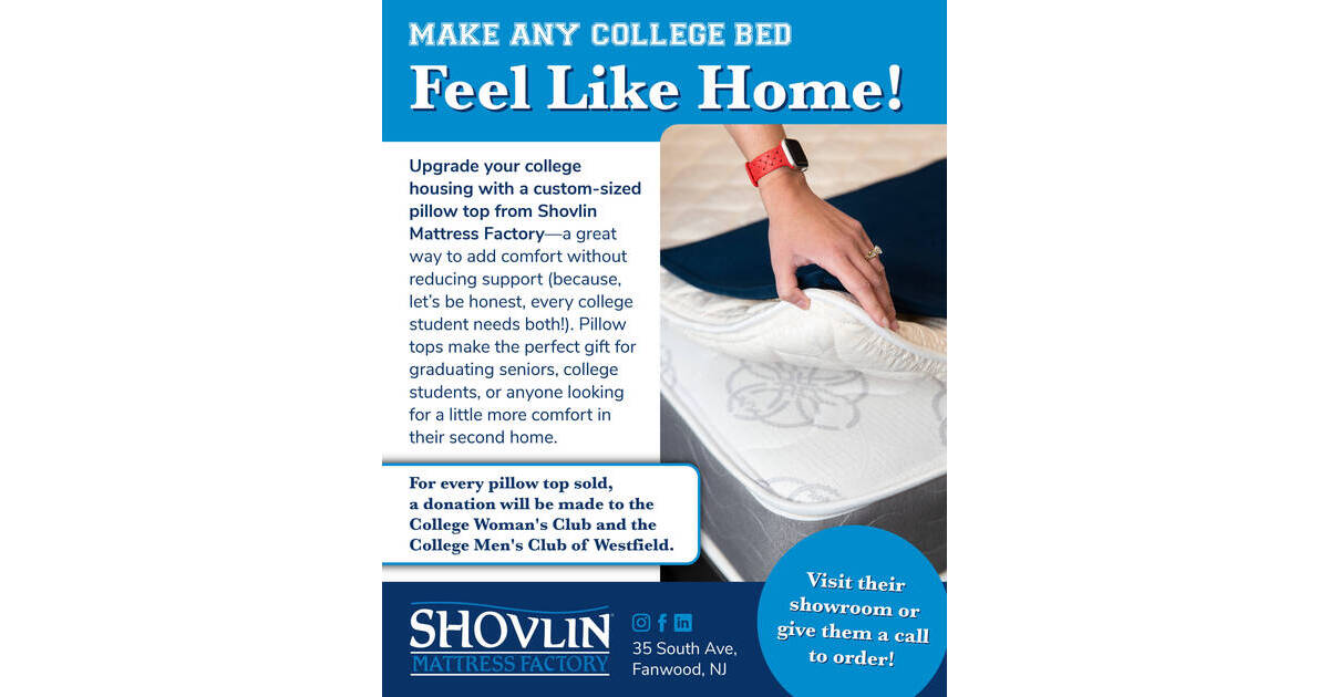 College Woman’s and Men’s Clubs Partner with Shovlin Mattress Factory ...