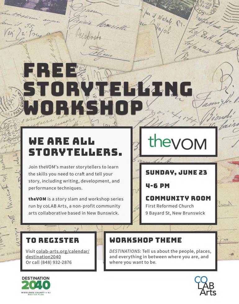 Middlesex County Invites Residents to Participate in Free Storytelling ...