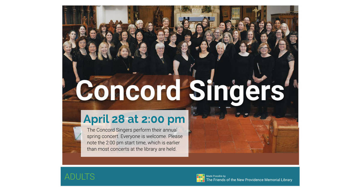 Free Musical Programs at the New Providence Library ! | New Providence ...