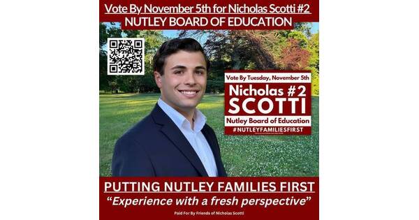Vote Nicholas Scotti for Nutley Board of Education | Nutley, NJ News ...