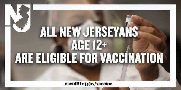 Pfizer Vaccine Now Open to 12- to 15-Year-Olds in New Jersey | Belmar ...