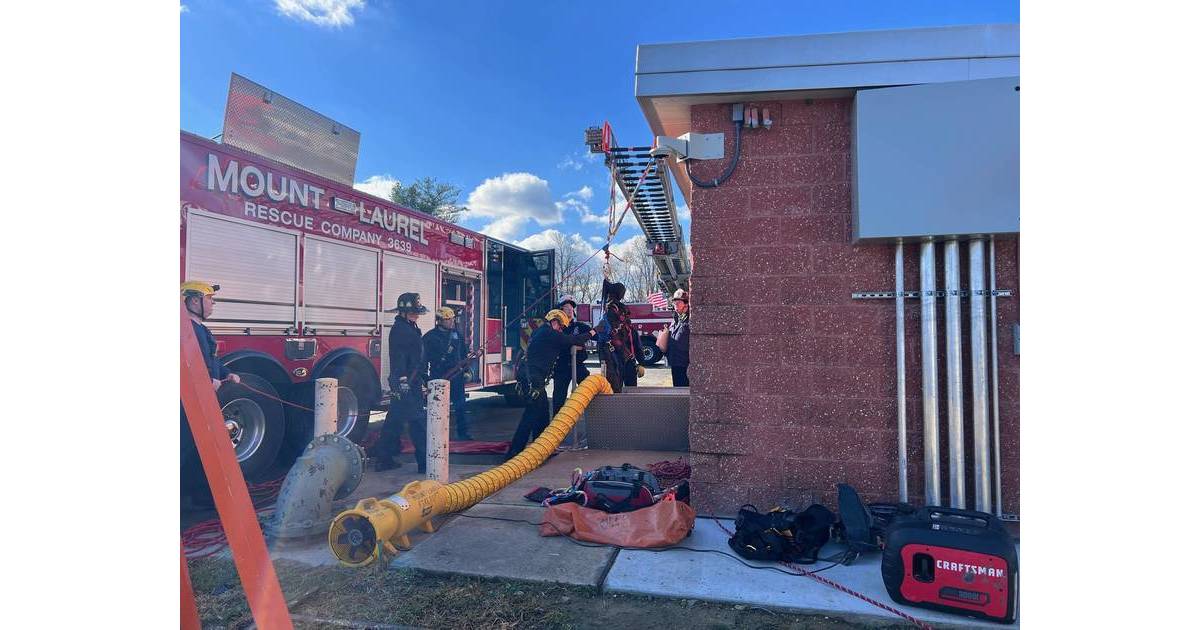 Mt. Laurel Fire Department Training for Confined Space Rescues at MUA's ...