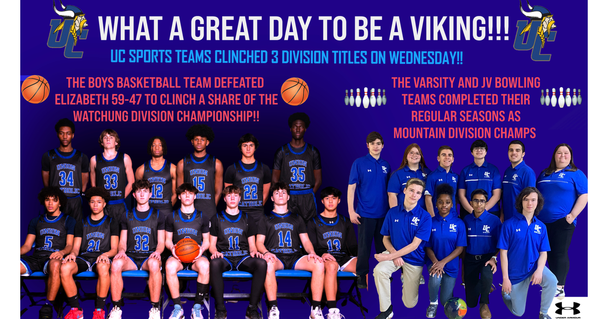 Union Catholic Brings Home 3 Divisional Titles on Championship ...