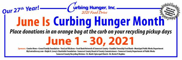 Somerset County supports Curbing Hunger Month in June | Basking Ridge ...