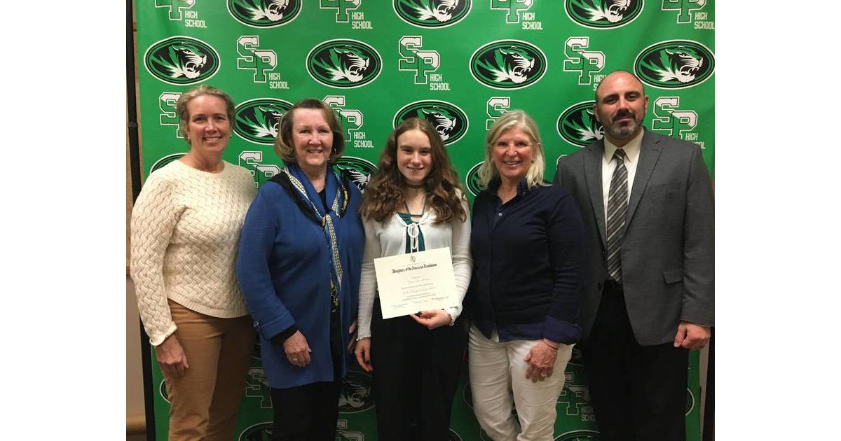 South Plainfield High School Senior Nina Desimone Receives Dar Good ...