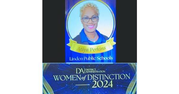 Linden Superintendent of Schools Atiya Y Perkins Receives District ...