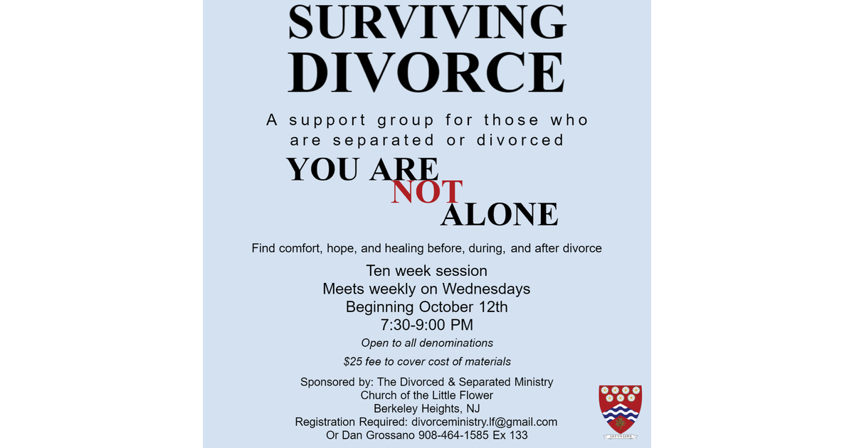 Surviving Divorce: Support Group for the Divorced and Separated ...