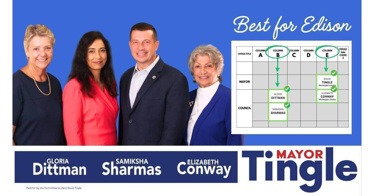 Tingle Calls for a Positive Change in Edison During Heated Mayoral ...