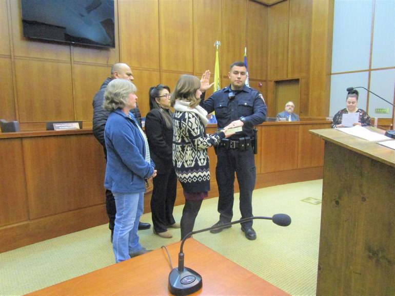 Officer Angel Tapia Sworn In as New Denville Police Recruit | TAPinto