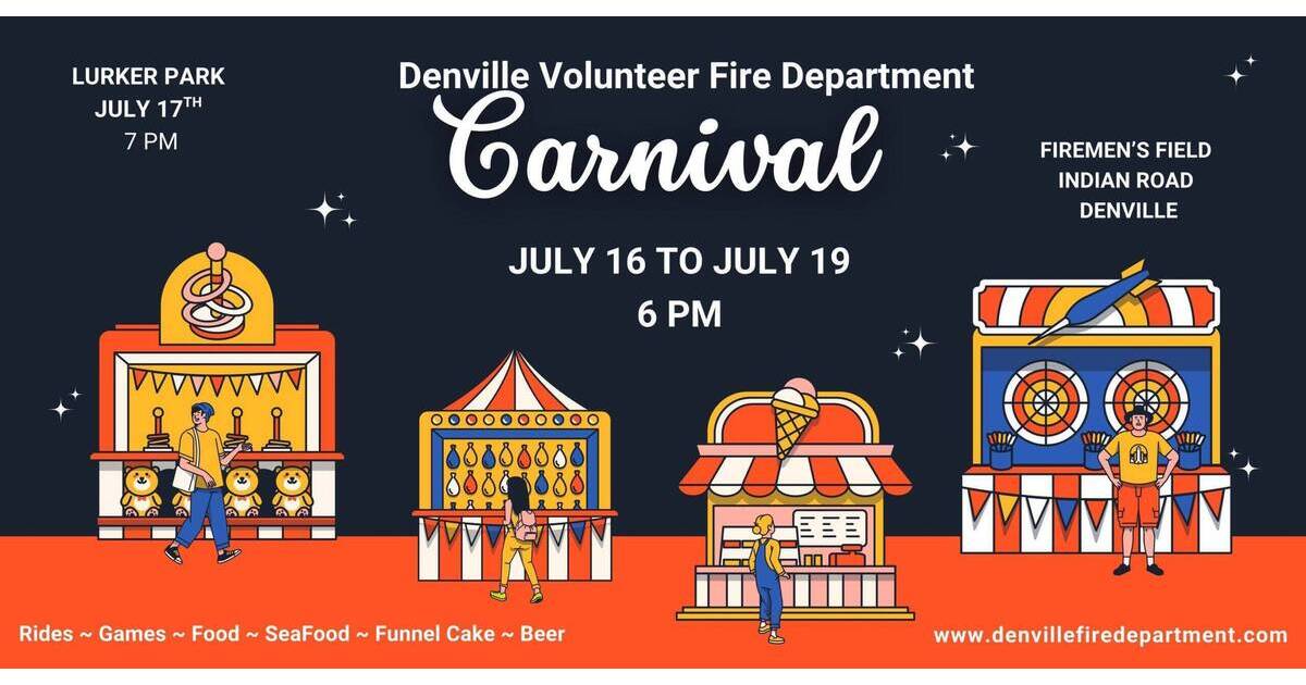 Denville Fire Dept. Carnival: Fun Rides & Great Food Await! | Denville ...