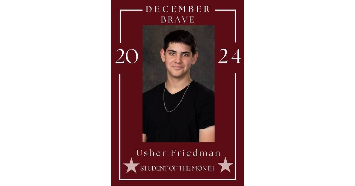 Newton High School Announces December 'Brave' Student of the Month ...