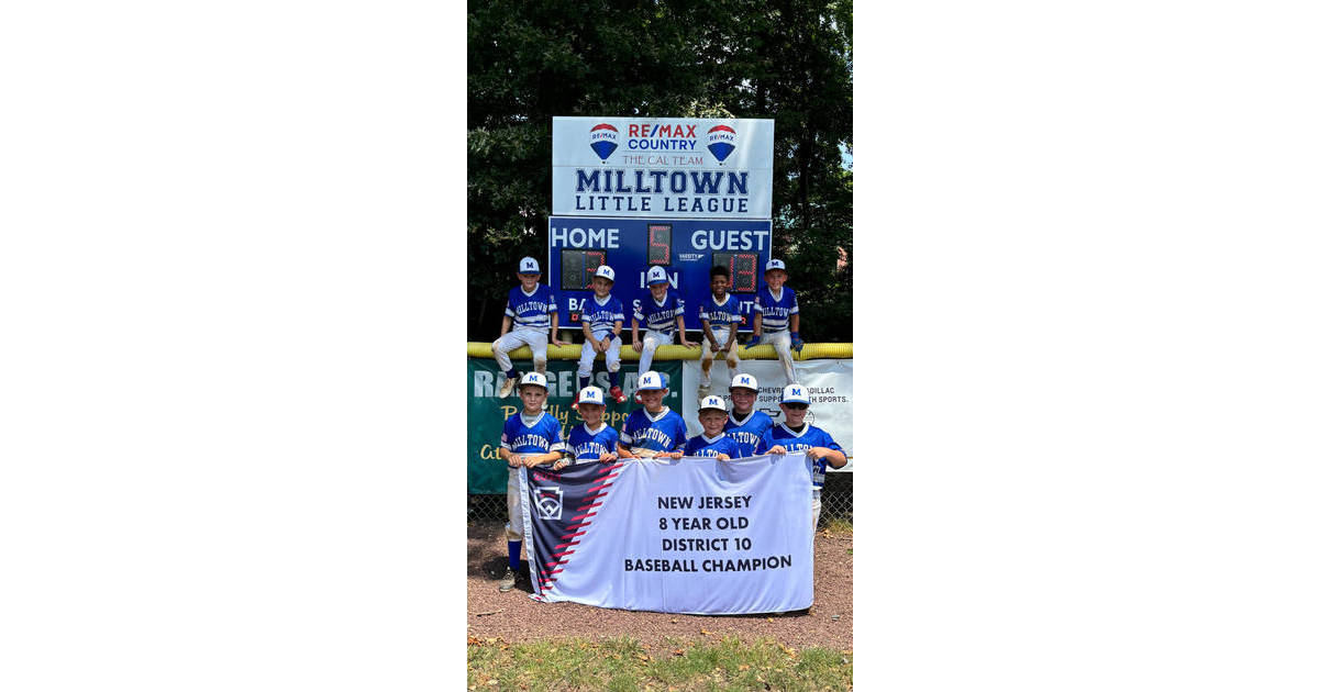 Milltown Little League's 8U Team Wins District 10 Championship ...