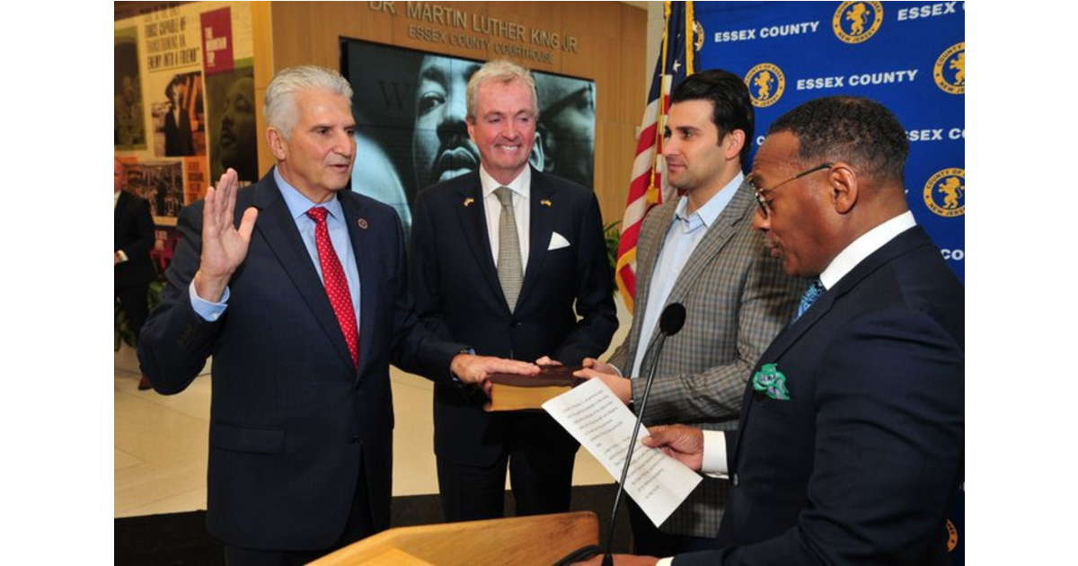 DiVincenzo Sworn In To Sixth Term As Essex County Executive | Nutley ...