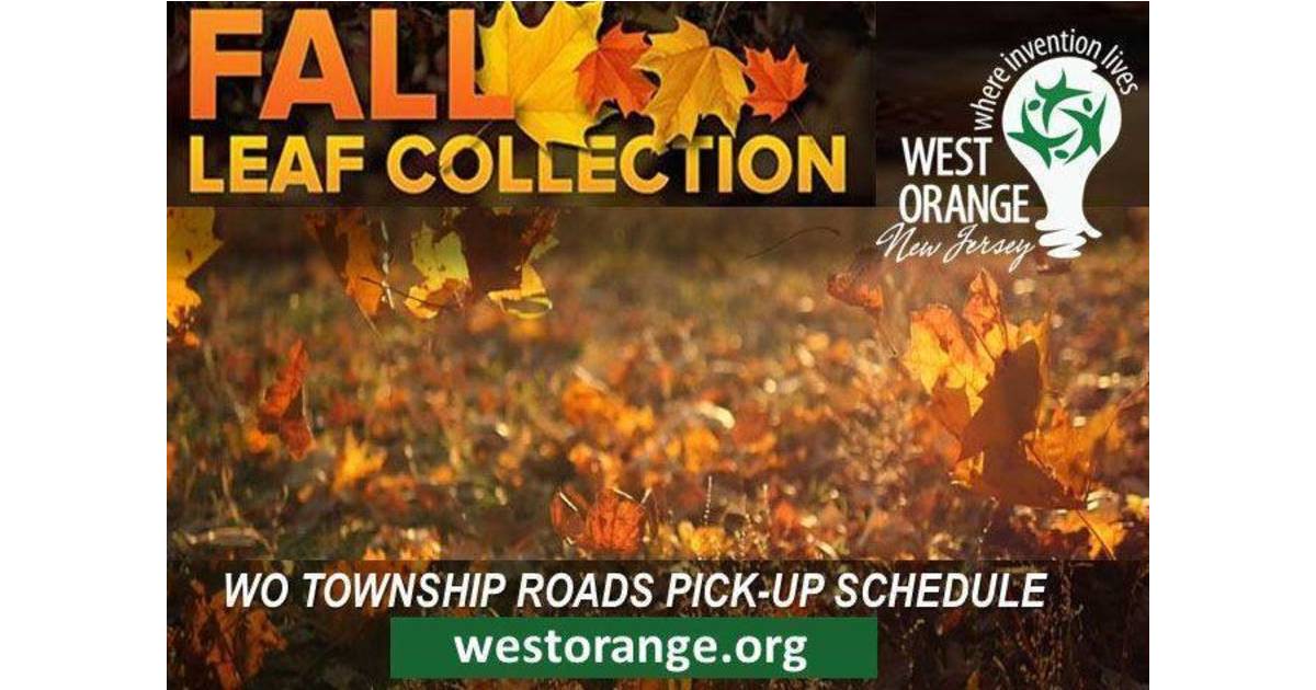 Fall Leaf Collection Procedure 2023 | West Orange, NJ News TAPinto